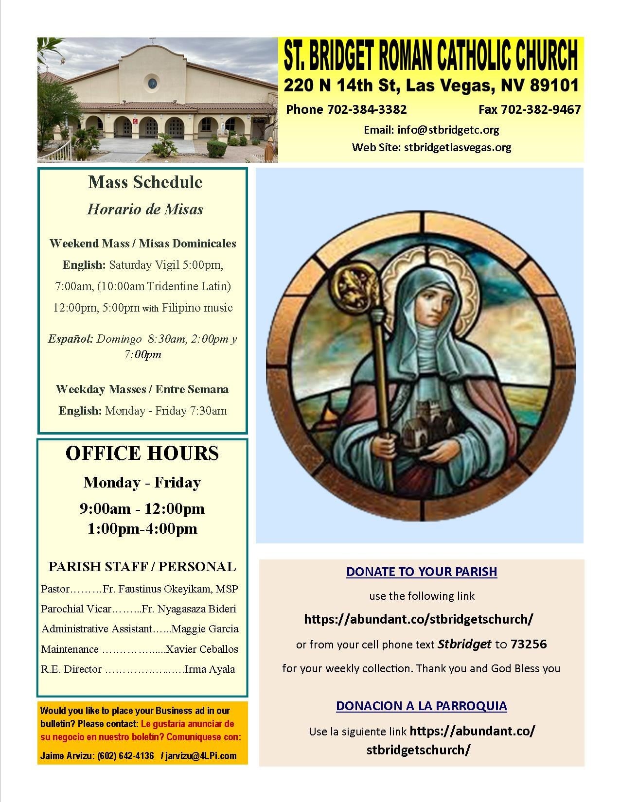 St. Bridget Catholic Church - Las Vegas, NV